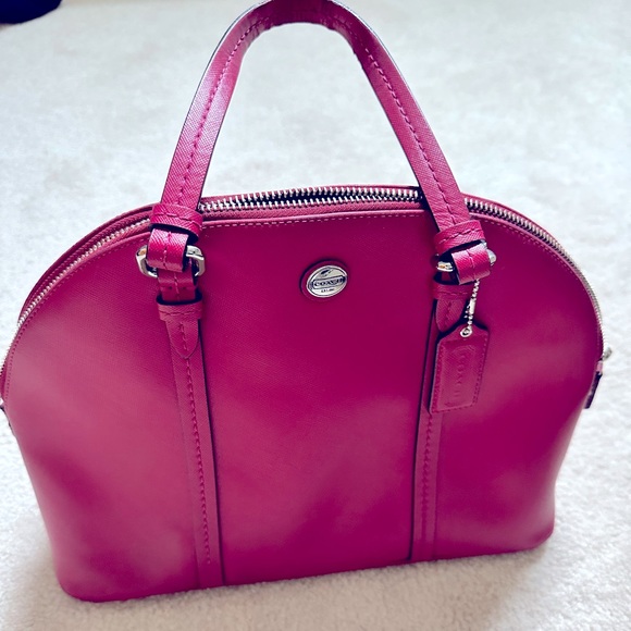 Coach | Bags | Authentic Vintage Red Leather Coach Bag | Poshmark